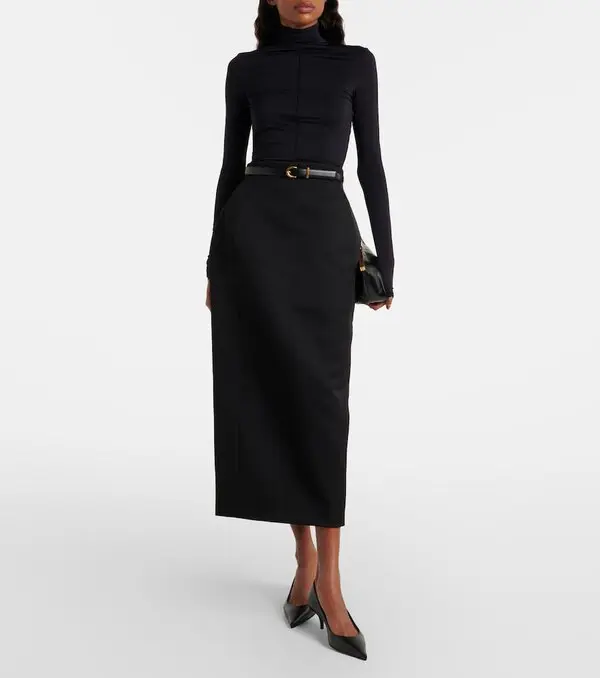 Wardrobe.NYC X Rhw Web Midi Skirt