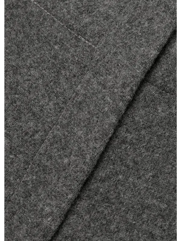 Proenza Schouler Wide-leg Felt Trousers - Gray
