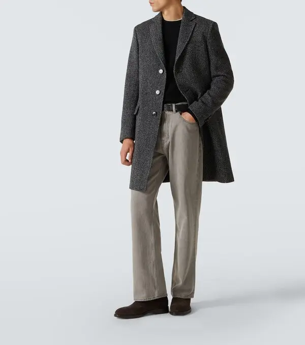Zegna Cashmere Crew Neck Sweater - Black