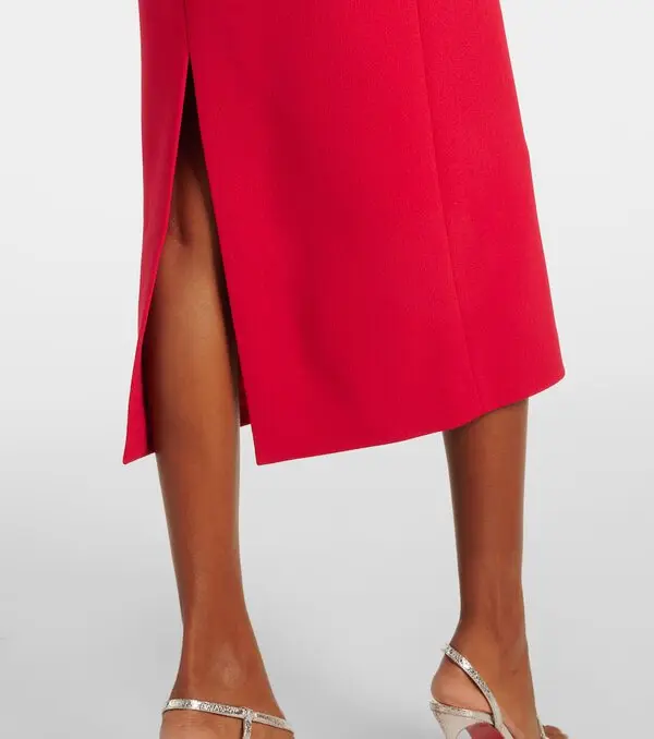 Rebecca Vallance Akari Embellished Strapless Midi Dress
