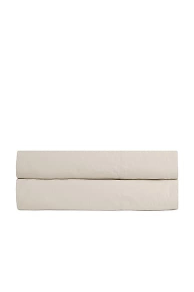 PARACHUTE Percale Fitted Sheet - Bone