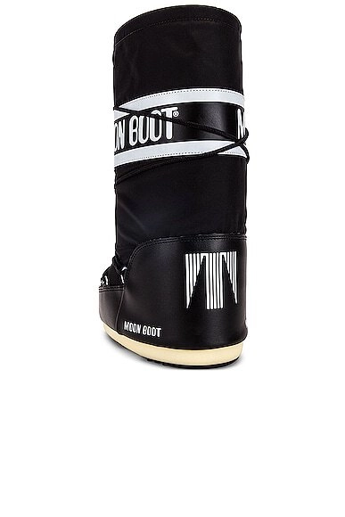 Moon Boot Nylon Classic Lace-up Boots - Black