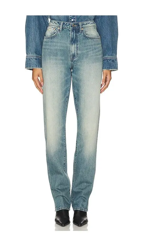 GRLFRND Sara Super High-rise Straight Leg Jeans