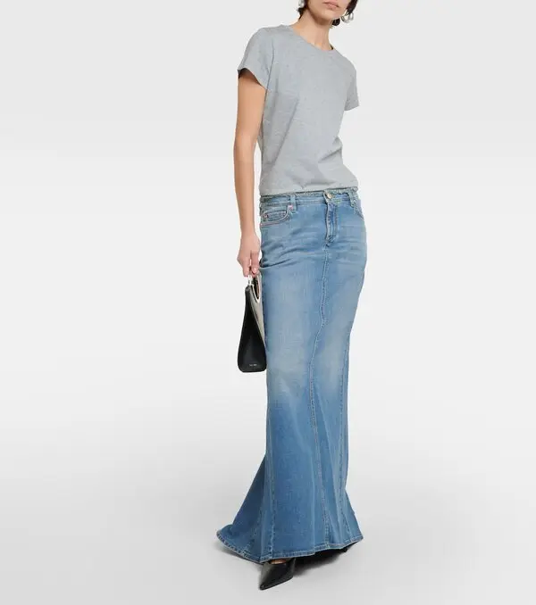 Dorothee Schumacher Cotton-blend Jersey T-shirt - Grey