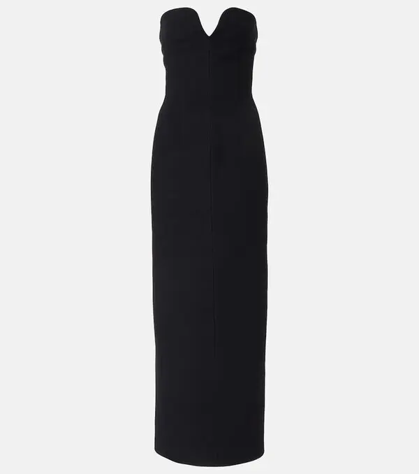 Khaite Yao Strapless Maxi Dress
