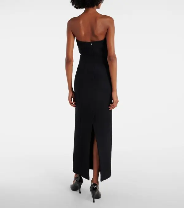 Khaite Yao Strapless Maxi Dress