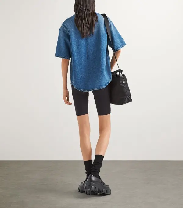 Prada Denim Logo Shirt