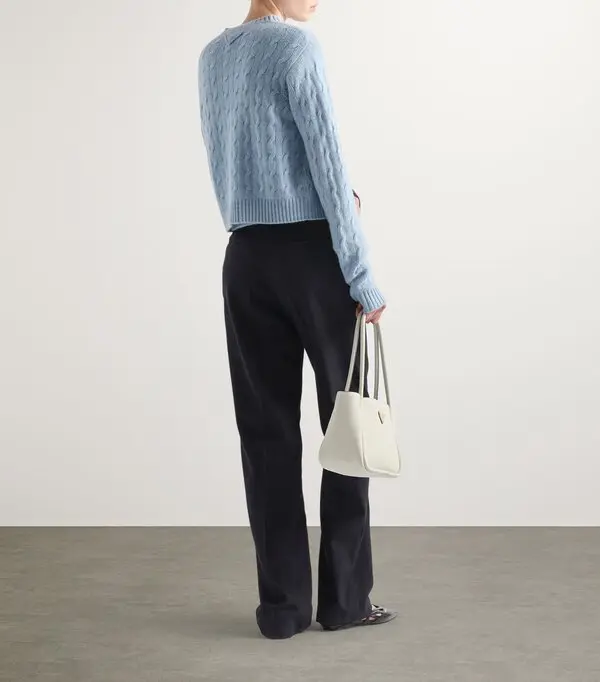 Prada Cashmere Cable-knit Cardigan