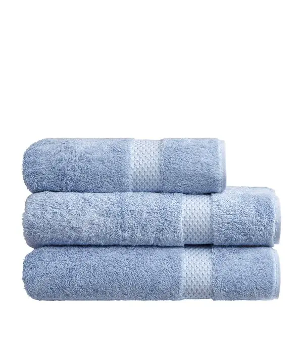 YVES DELORME Etoile Guest Towel - Blue