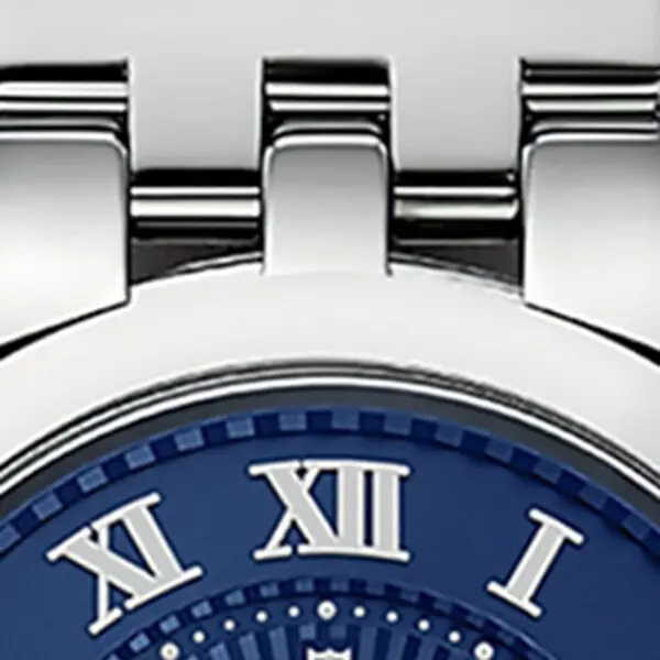 TUDOR Stainless Steel Clair De Rose Watch With Roman Numerals