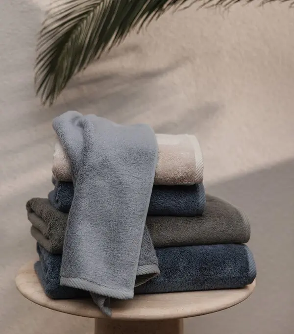 HAMAM Organic Cotton-modal Glam Bath Towel - Grey
