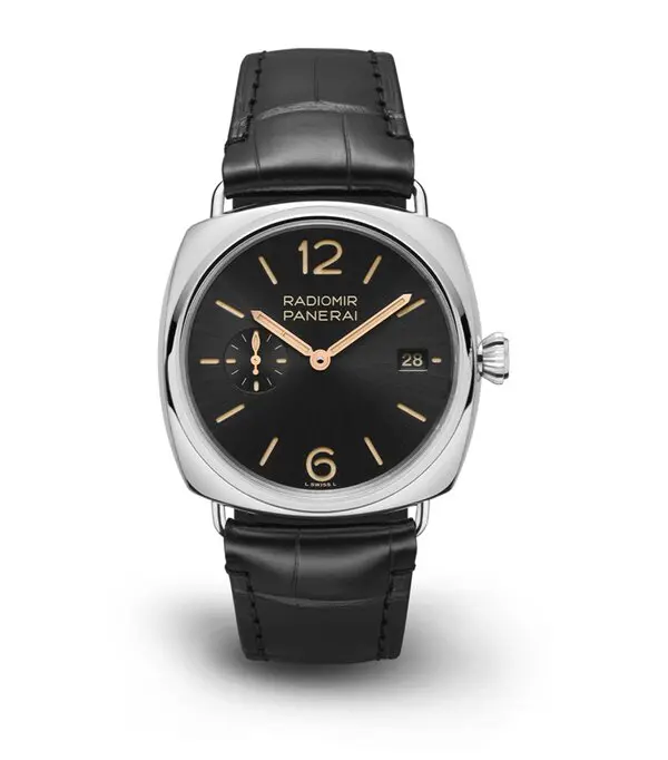 Panerai Radiomir Quaranta Stainless Steel Watch - Black