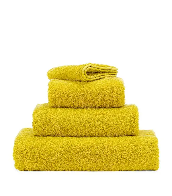 ABYSS & HABIDECOR Egyptian Cotton Superpile Face Cloth - Yellow