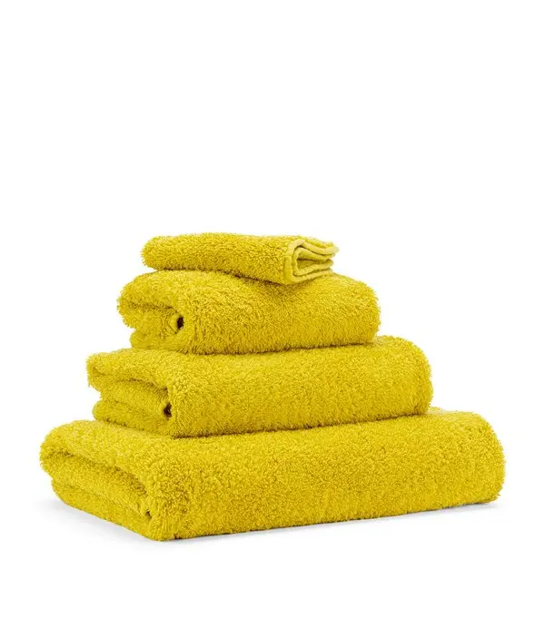 ABYSS & HABIDECOR Egyptian Cotton Superpile Face Cloth - Yellow