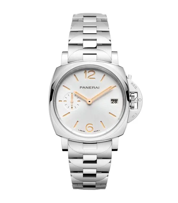 Panerai Stainless Steel Luminor Due Watch - Silver