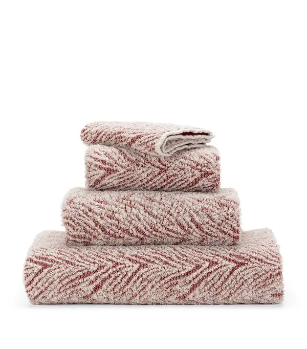 ABYSS & HABIDECOR Egyptian Cotton Vasco Hand Towel - Pink