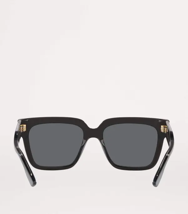 Gucci Acetate Square Frame Sunglasses - Black