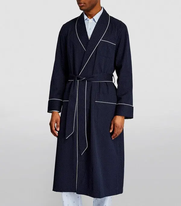 Derek Rose Royal Piped Robe