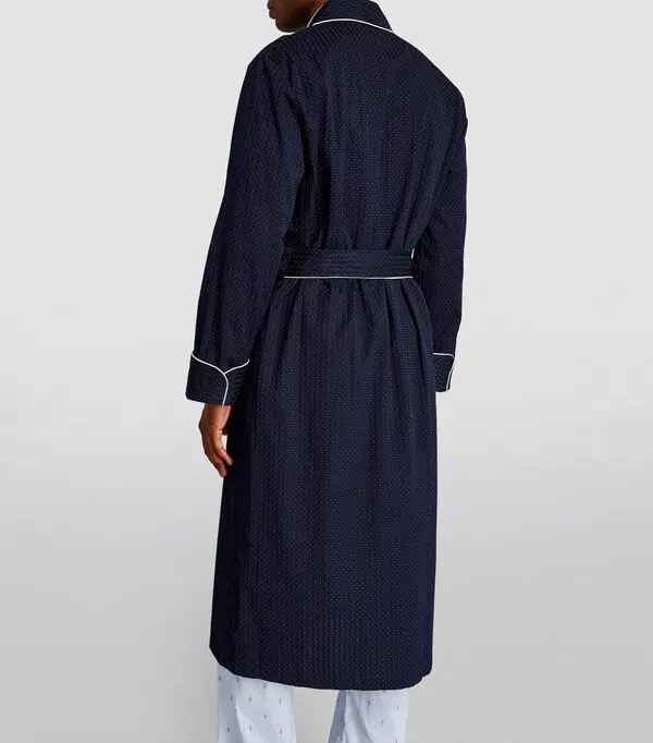 Derek Rose Royal Piped Robe