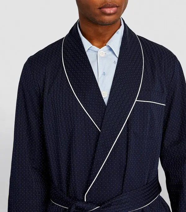 Derek Rose Royal Piped Robe