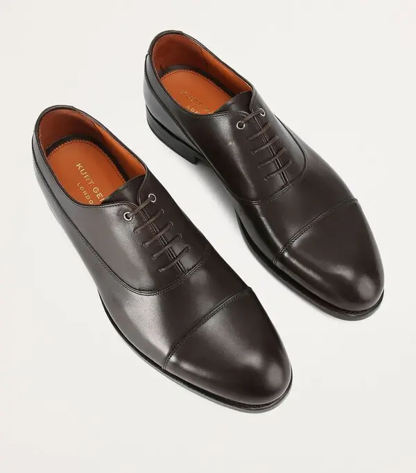 Kurt Geiger Leather Sloane Oxford Shoes - Brown