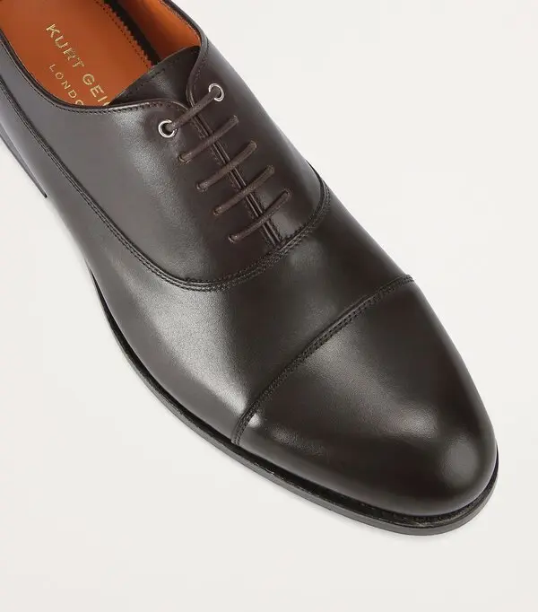 Kurt Geiger Leather Sloane Oxford Shoes - Brown