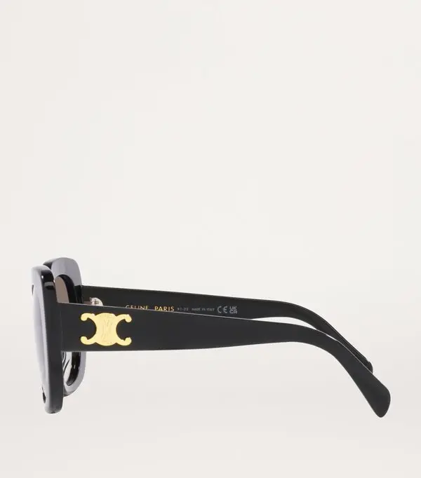 Celine Oversized Butterfly Sunglasses - Black