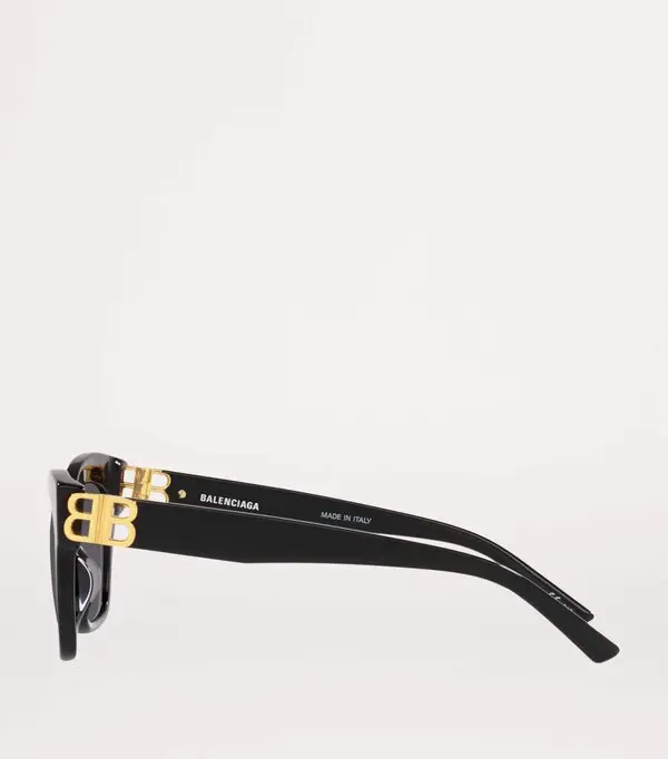 Balenciaga Acetate Bb0132s Sunglasses - Black