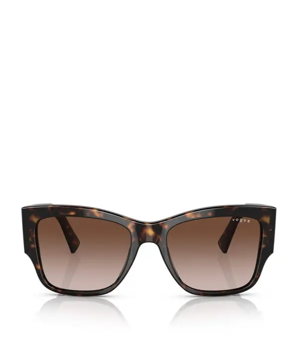 VOGUE Acetate Tortoiseshell D-frame Sunglasses - Brown