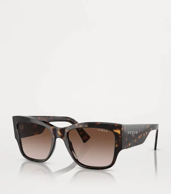 VOGUE Acetate Tortoiseshell D-frame Sunglasses