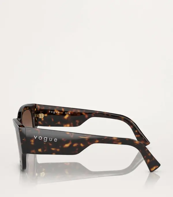 VOGUE Acetate Tortoiseshell D-frame Sunglasses