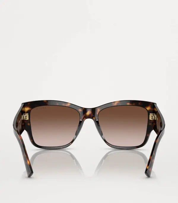 VOGUE Acetate Tortoiseshell D-frame Sunglasses