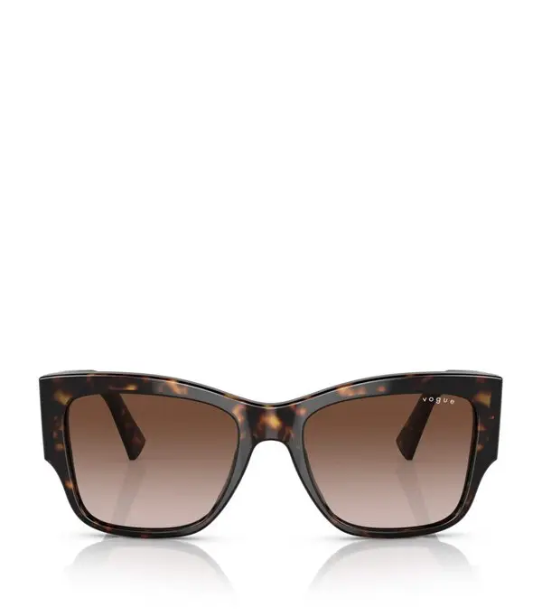 VOGUE Acetate Tortoiseshell D-frame Sunglasses - Brown
