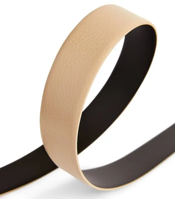 Giorgio Armani Leather Reversible Belt Strap - Pink