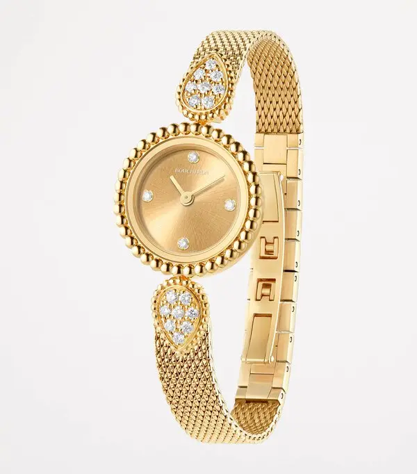 Boucheron Serpent Bohème 18k Diamond Watch - Gold