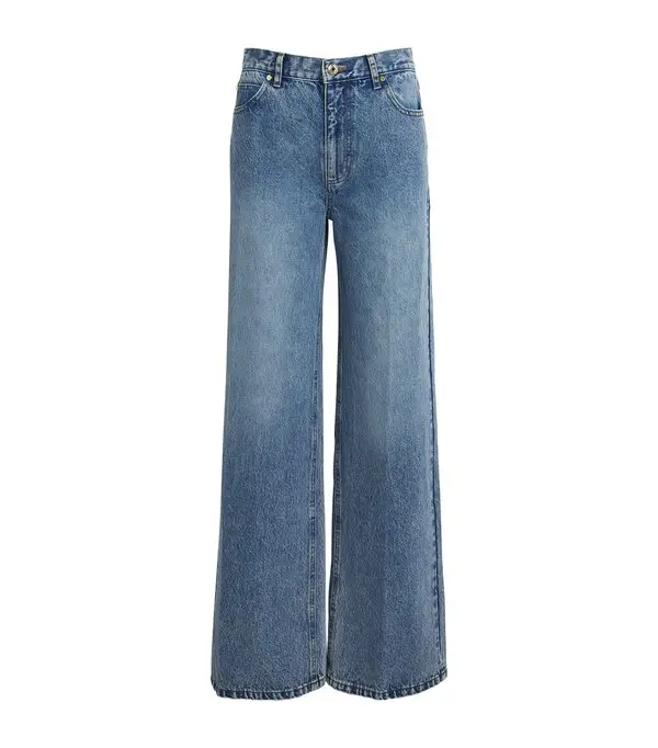 Sandro Wide-leg Jeans - Blue