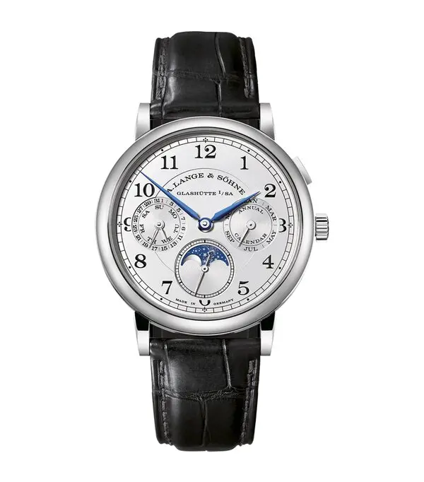 A. Lange & Söhne 1815 Annual Calendar Watch In White Gold - Silver