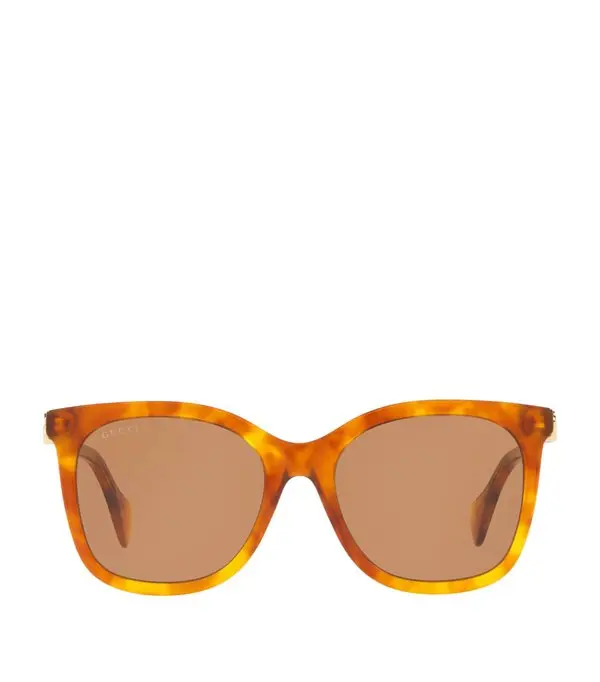 Gucci Acetate Sunglasses - Brown