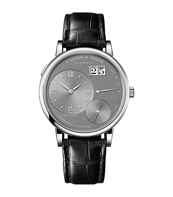 A. Lange & Söhne White Gold Grand Lange 1 Watch - Silver