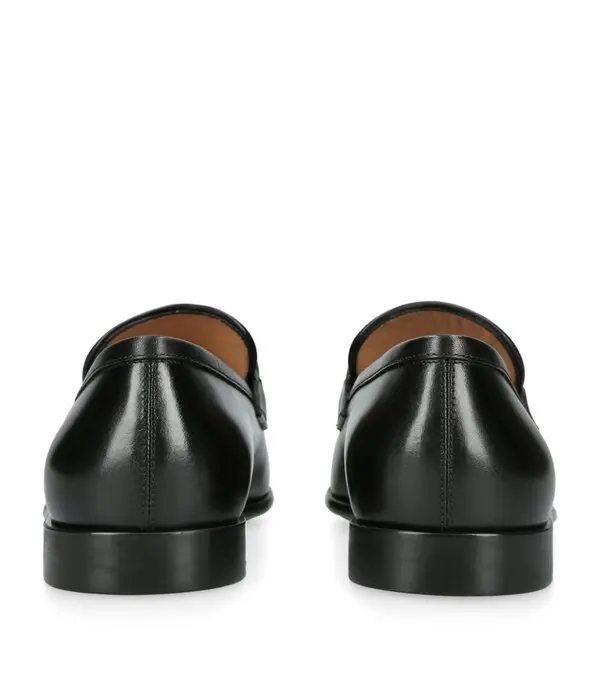 FERRAGAMO Foster Gancho Loafers - Black