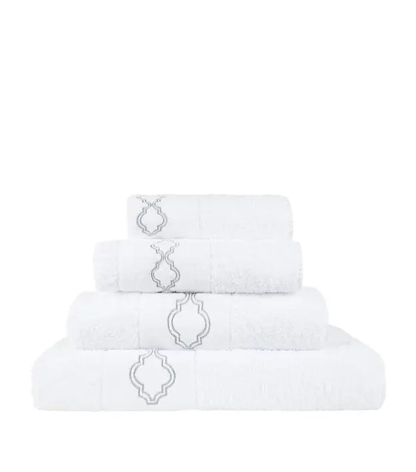 ABYSS & HABIDECOR Chanti Bath Towel - Silver