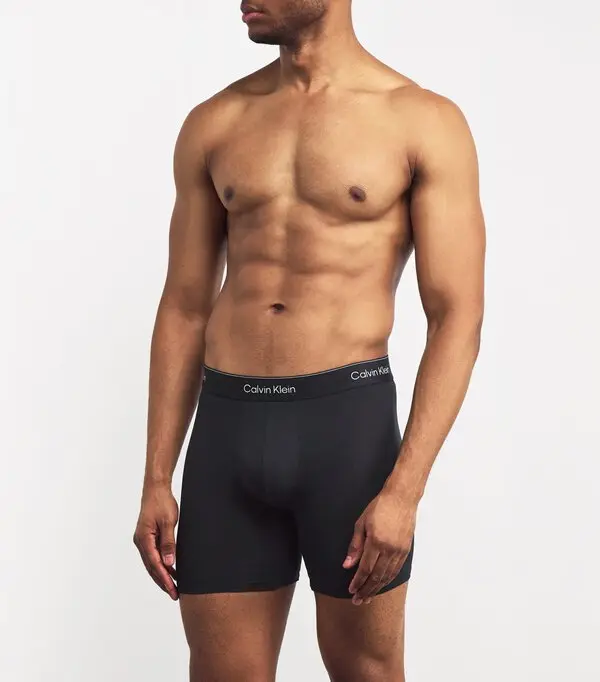 Calvin Klein Stretch-cotton Trunks - Black