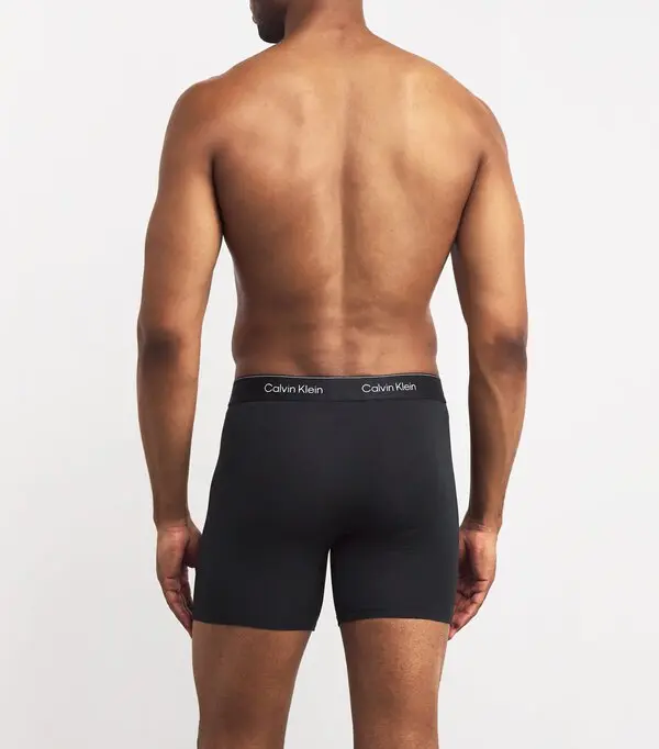 Calvin Klein Stretch-cotton Trunks - Black
