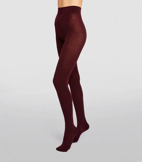 Falke Soft Merino Tights - Red