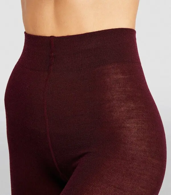 Falke Soft Merino Tights - Red
