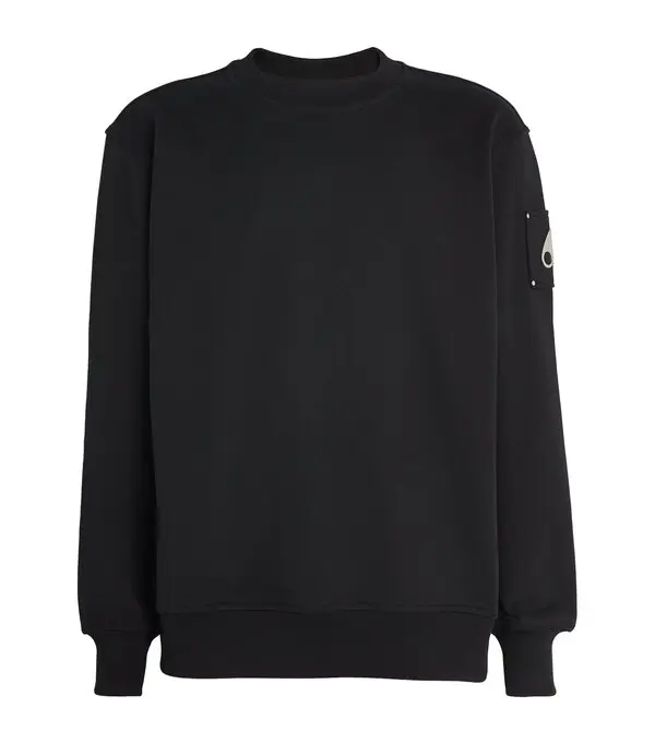 Moose Knuckles Hartsfield Crewneck Sweatshirt With Logo Detail