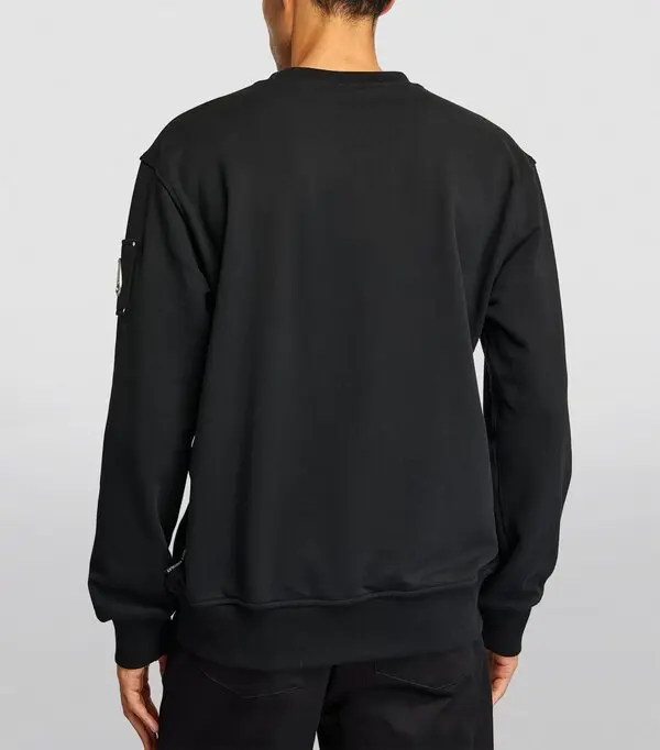 Moose Knuckles Hartsfield Crewneck Sweatshirt With Logo Detail
