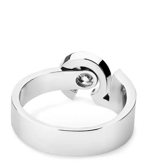 Chanel White Gold And Diamond N°5 Ring
