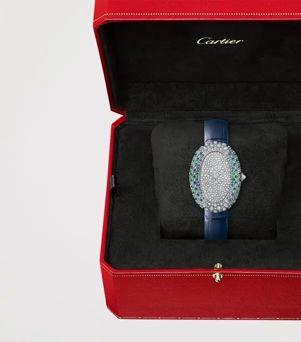 Cartier Gold And Diamond Baignoire Watch