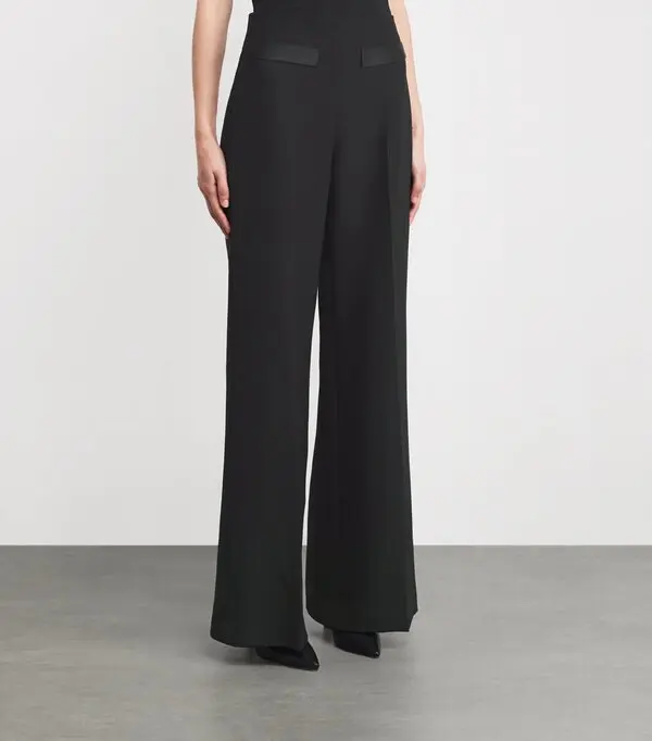Sandro High-rise Wide-leg Trousers
